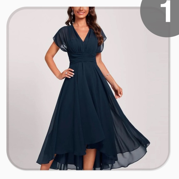Fyges | Dresses | Nwt Fyges Navy Midi Dress | Poshmark